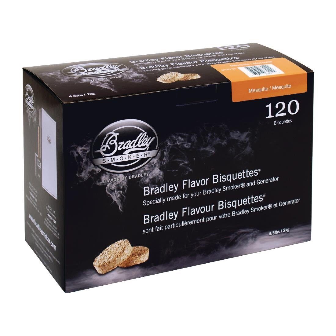 Bradley Food Smoker Mesquite Flavour Bisquette (120 Pack) - FE657 ...
