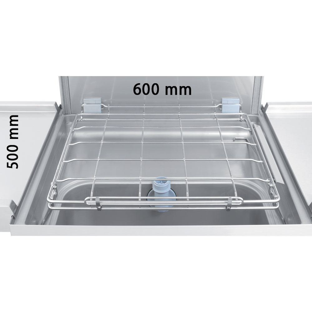 Vaat- & pottenwasser met kap, mand 600x500 mm + damp condensor ...