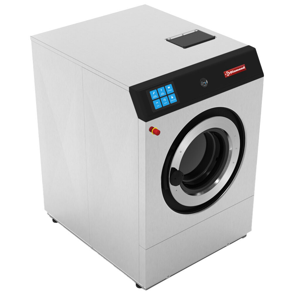 Wasmachine met super centrifugering, 18 kg "r.v.s." | Diamond | DLW18 ...